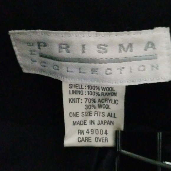 Prisma | Jackets & Coats | The Prisma Collection Black Wool Kimono ...